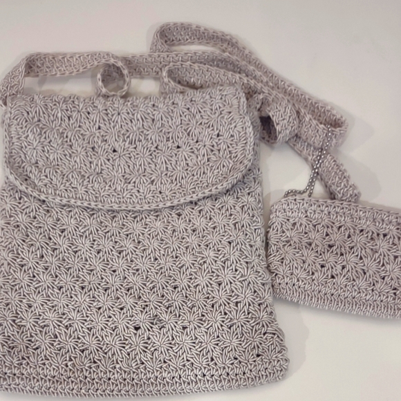 croft & barrow | Bags | Croft And Barrow Rare Vintage Macrame Bag And ...